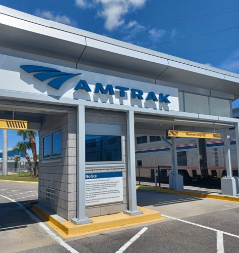 We took the Amtrak auto train.