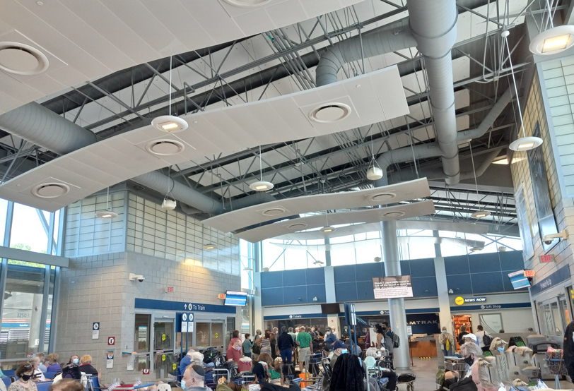 We took the Amtrak auto train.